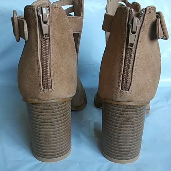 Unbranded | Shoes | Women Side Slit Cage Cutout Peep Toe Ankle Bootie ...